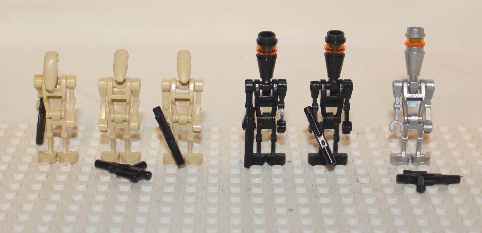 Lego Star Wars Minifigure Lot of 6 Battle Droids, Assassin Elite ...