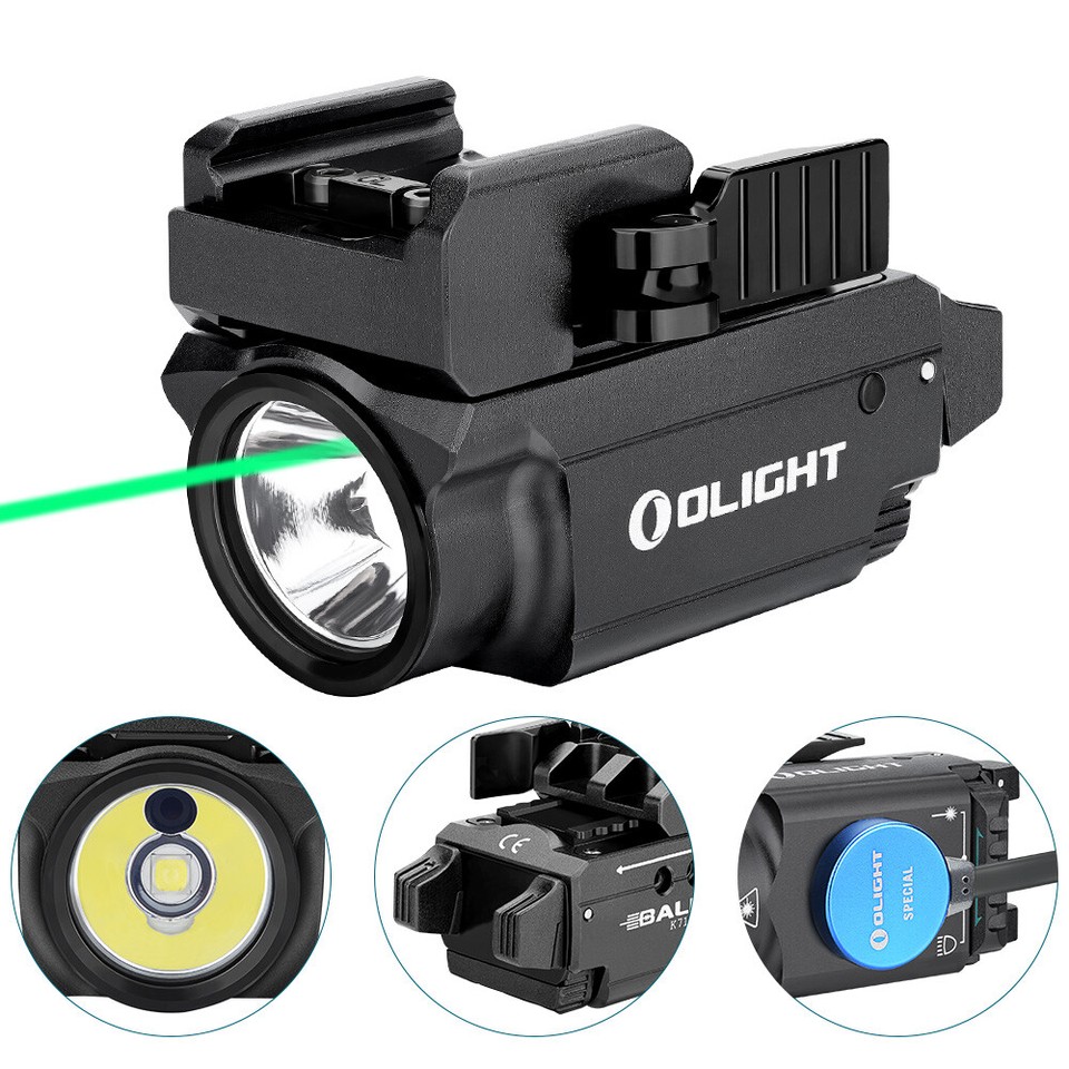 Olight Baldr Mini Rail Tactical Flashlight Rechargeable Weaponlight ...