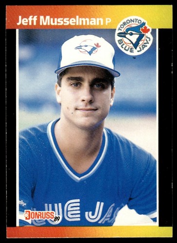 1989 Donruss #656 Jeff Musselman Toronto Blue Jays | eBay