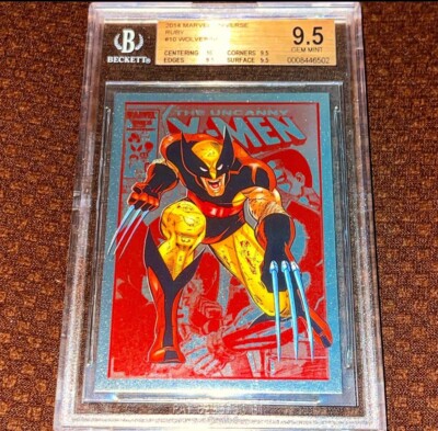 BGS 9.5 2014 MARVEL UNIVERSE RUBY #40/50 WOLVERINE POP 2 | eBay