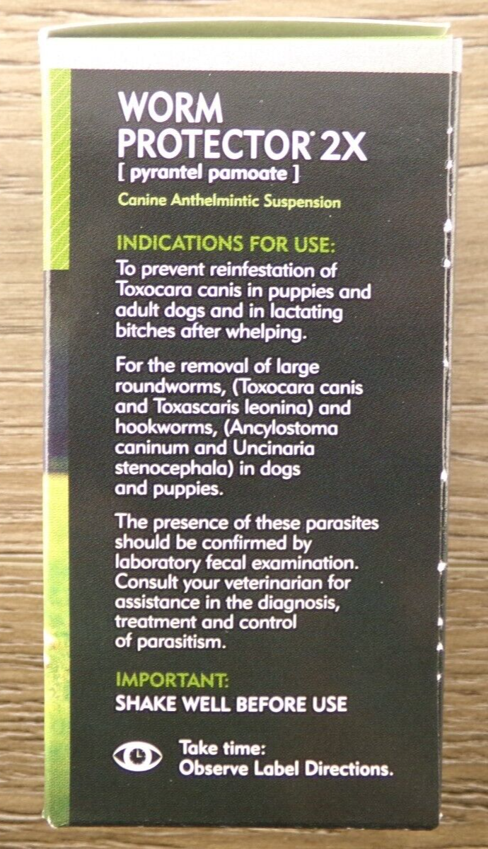 ProLabs Worm Protector 2X for Dogs, Canine Dewormer, 2 fl oz Bottle ...