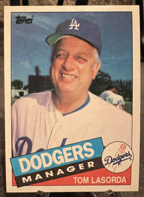1985 Topps Baseball Card #601 Tom Lasorda LA Dodgers Manager HOF | eBay