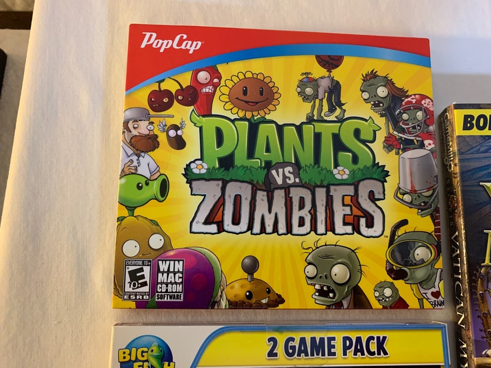 Plants vs. Zombies 1st Edition Very Rare Plus 4 Extra PC Titles - 5 ...