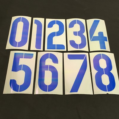 Official Football Shirt Players Numbers 105 mm Blue Sports ID T242-11 ...
