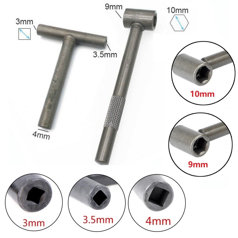 Convenient T Spanner Socket Wrench Adjusting Spanner Square 3/3.5/4/9 ...