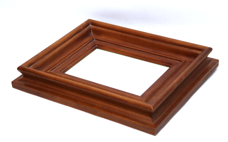 Chunky Wood Photo Picture Frame 7X5 Warm Stain | eBay