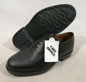 British Army NEW Parade Shoes Leather Toe Cap RAF Cadet Dress Uniform ...