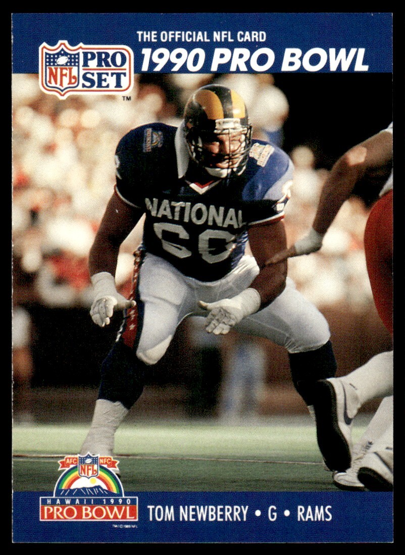 1990 Pro Set Tom Newberry Los Angeles Rams #410 | eBay
