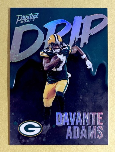 2021 Panini Prestige Davante Adams Drip Case Hit Holo #ND-DA Raiders ...
