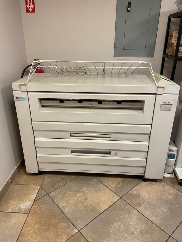 Xerox 8825 DDS Printer Copier Plotter and Xerox 7356 Scanner package ...