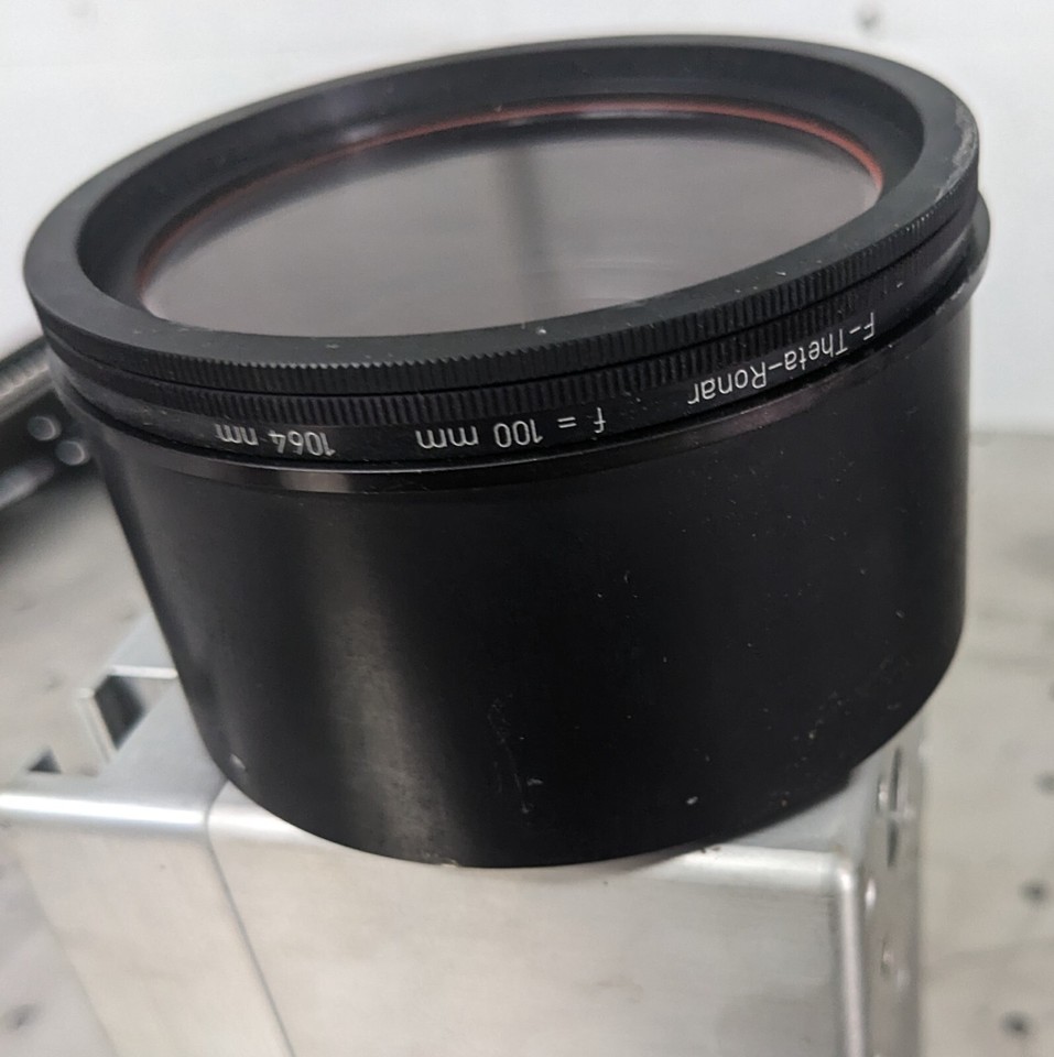 scanlab HS7 galvo head with 100mm 1064nm flat field lens laser engraver ...