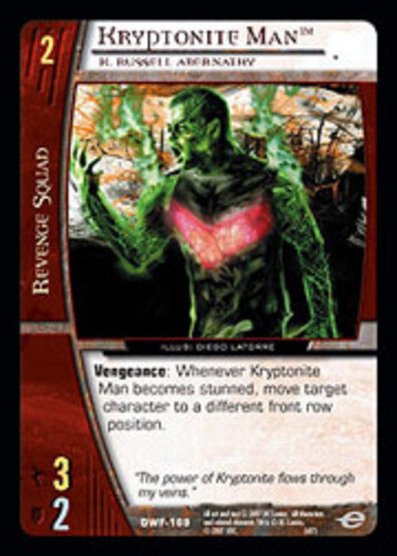 VS System: Kryptonite Man, K. Russell Abernathy [Played] DC Worlds ...