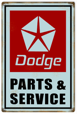Reproduction Dodge Parts & Service Sign | eBay