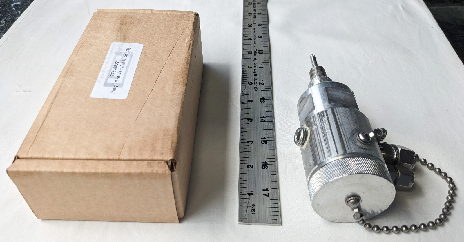 Lot of 2 Circor Purge Mist Vent / Fill Assembly # 77600822 77-600-822 ...