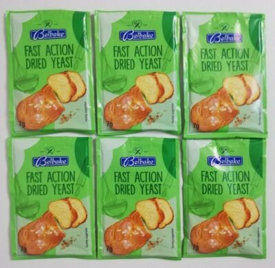 Belbake Fast Action Dried Yeast For Baking Vegan-7g Sachet enough for ...