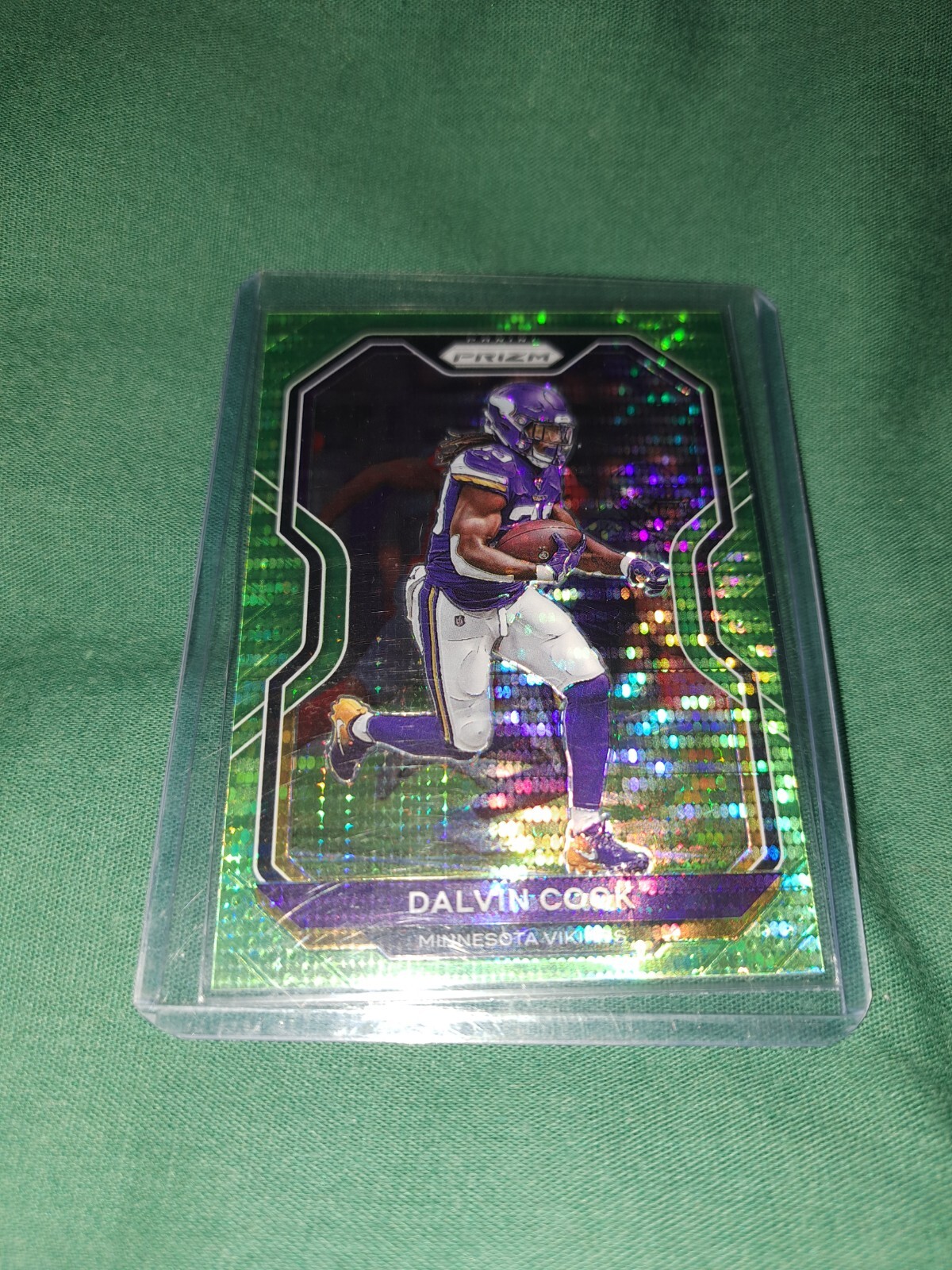 2020 NFL Prizm Dalvin Cook Green Pulsar parallel Football Card ...