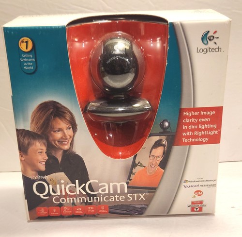 Logitech QuickCam Communicate STX Web Cam New Open Box | eBay