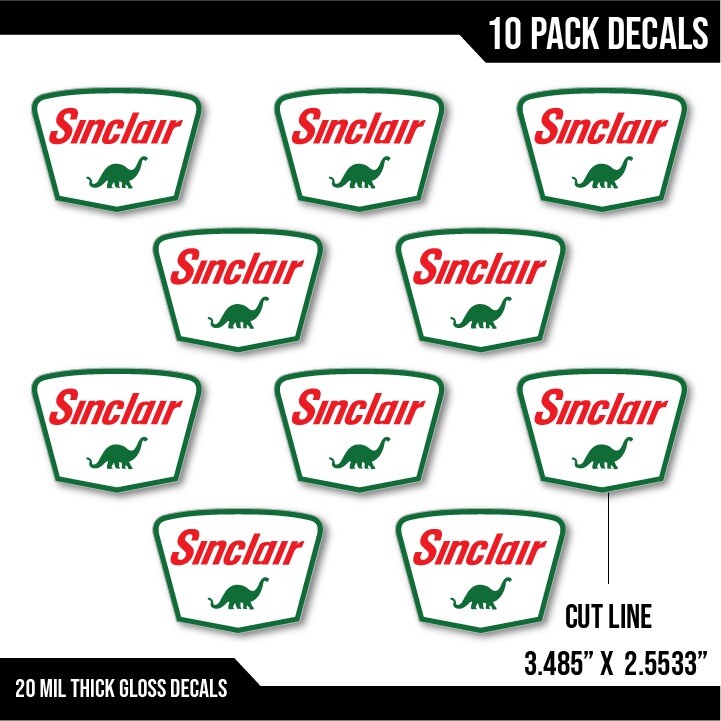 Sinclair Oil Decals
