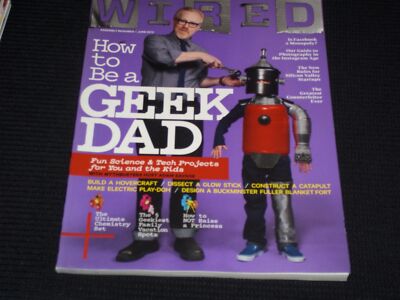 2012 JUNE WIRED MAGAZINE - GEEK DAD ADAM SAVAGE NICE FRONT COVER - L ...