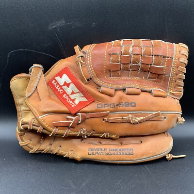 SSK Sasaki Sports RHT Glove DPG-580 The Catching Machine Dimple | eBay