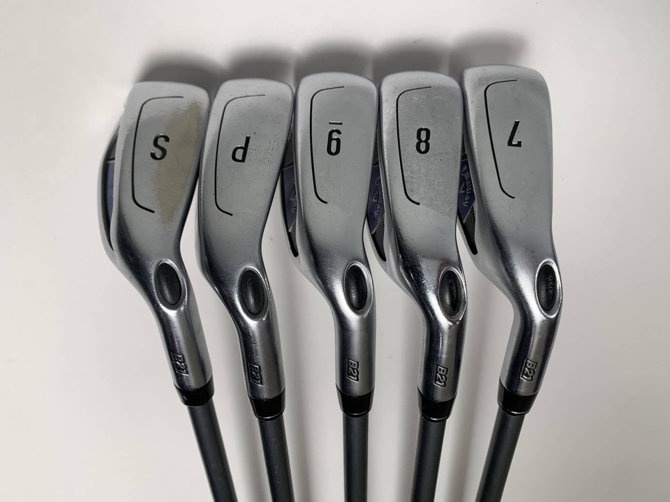 Callaway Big Bertha B21 Iron Set 7-PW+SW Project X Catalyst 5.0 Senior ...