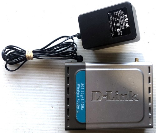 D-Link DI-524 802.11g Wireless Broadband Router With AC Adapter ...