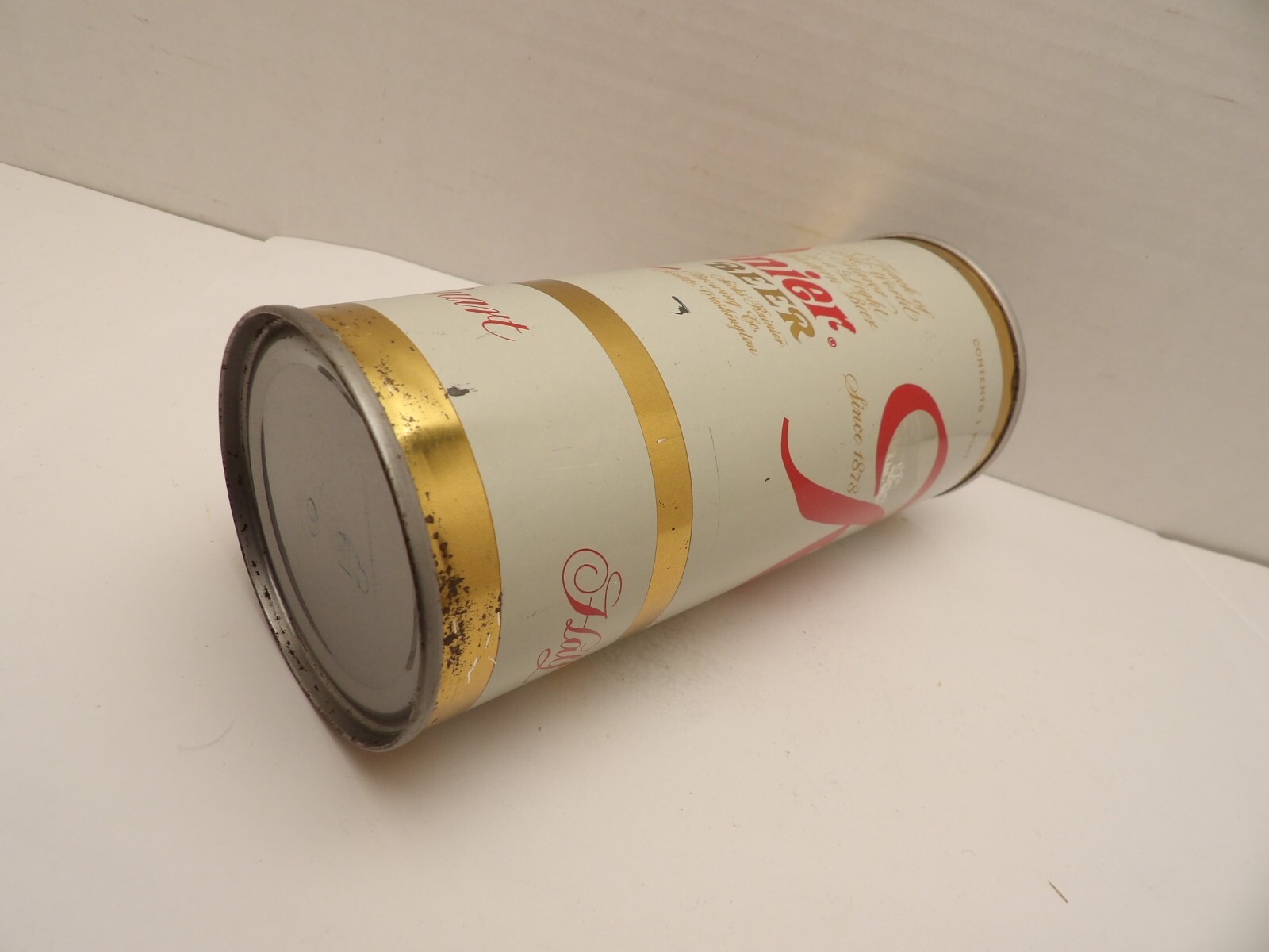 16oz RAINIER STRAIGHT STEEL PULL TAB BEER CAN #162-12-A SEATTLE ...