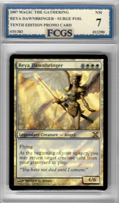2007 MTG Reya Dawnbringer Promo Surge Foil #35 Graded FCGS 7 NM | eBay
