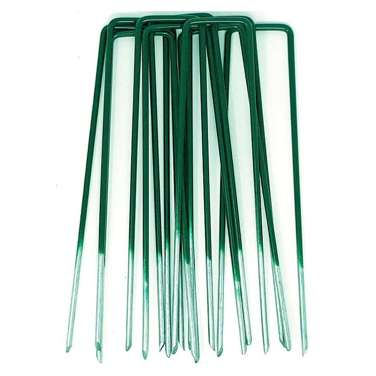 Artificial Grass Pegs Half Green U Pins Galvanised Steel Pegs Membrane ...