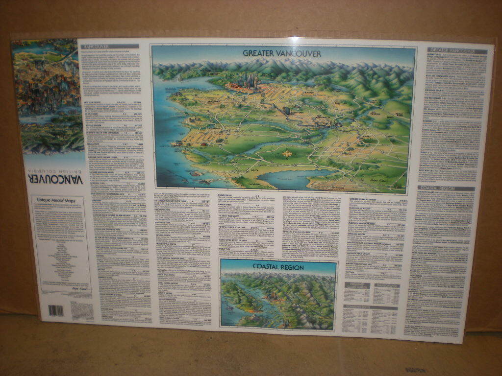 Unique Media Map Pacific Northwest 2000 Pacific Northwest 27x18