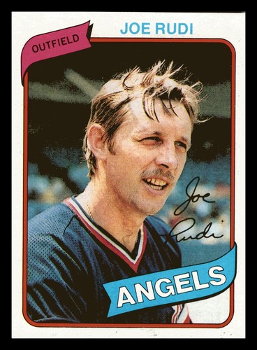 Joe Rudi 1980 Topps #556 California Angels Vintage EX-MINT | eBay