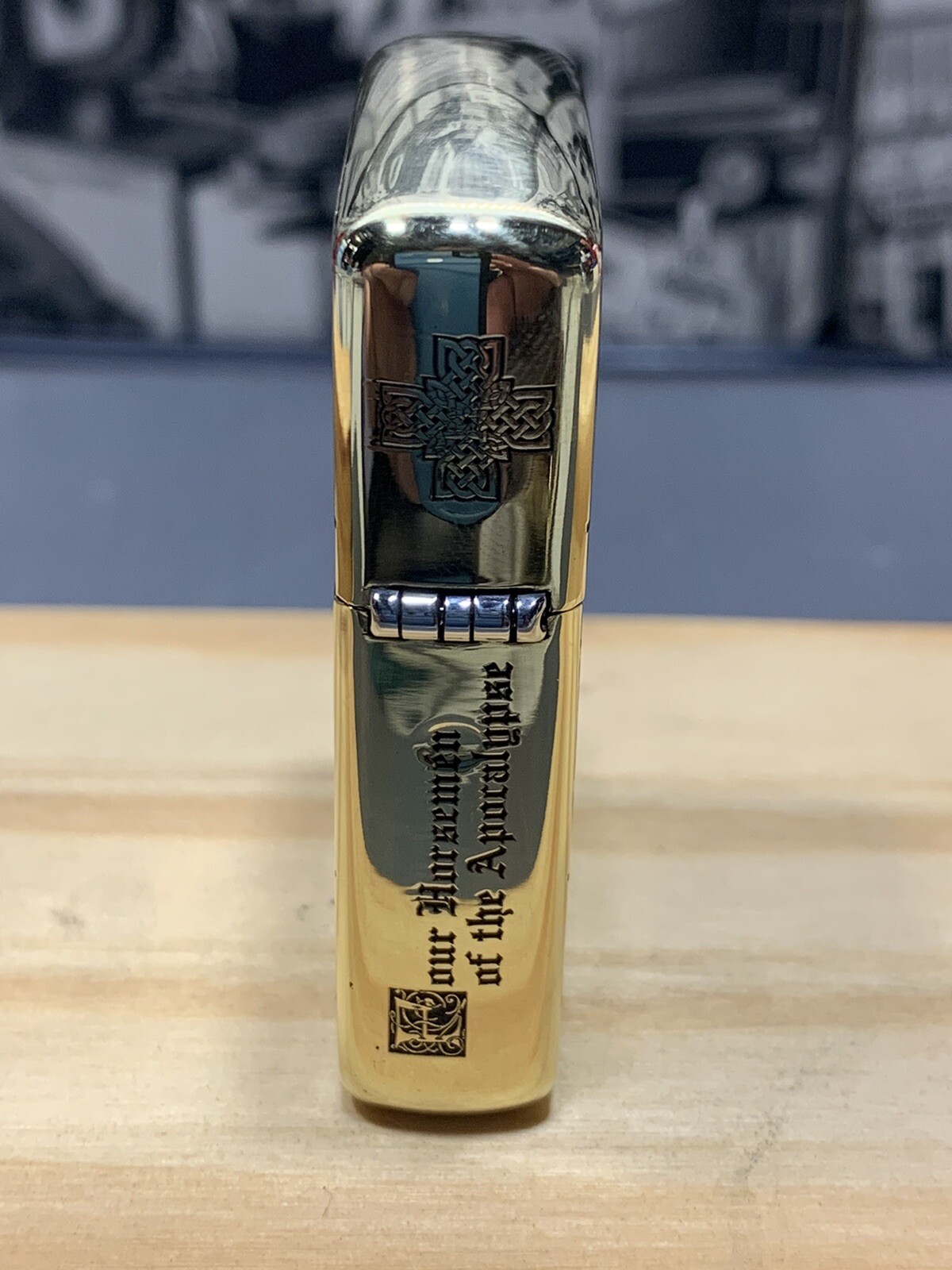 Zippo 4-side Brass Armor Four Horsemen Of The Apocalypse Zippo | eBay