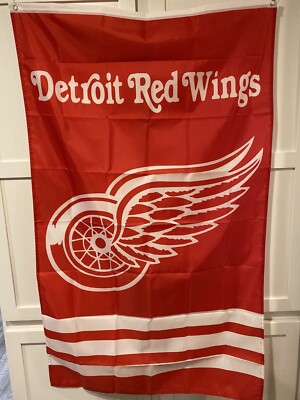 DETROIT RED WINGS FLAG 3'X5' | eBay