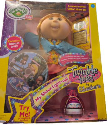 Cabbage Patch Kid Twinkle Toes Sketchers Boxed Girl Doll | eBay