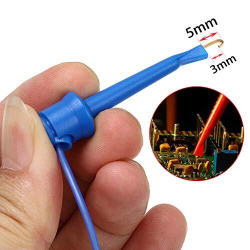 5 Pcs Multimeter Electrical Test Dual Lead Test Hook Clips - 5 Colors ...