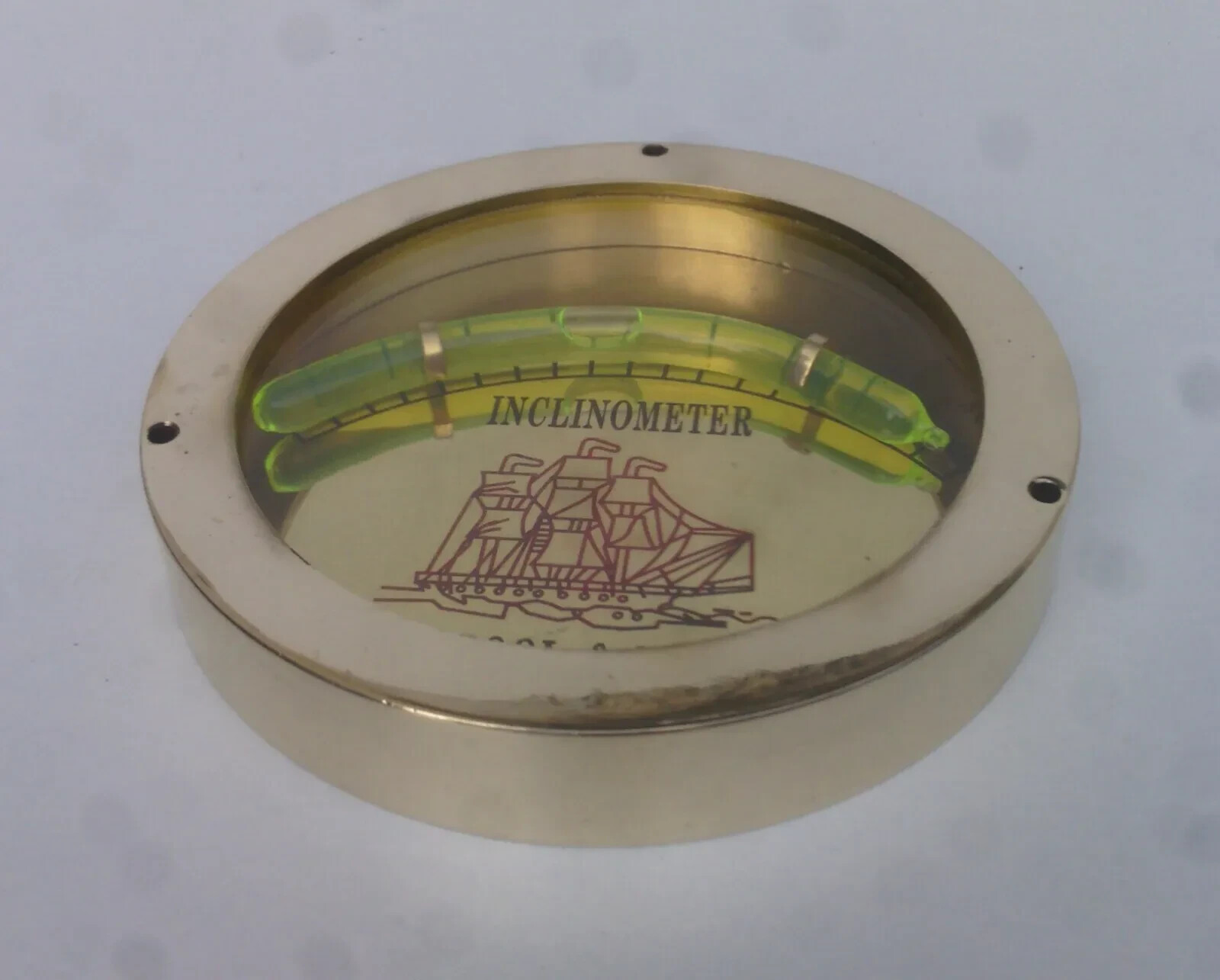 Solid Brass Nautical Ship Inclinometer 4 Inch Ship Instruments Gift ...