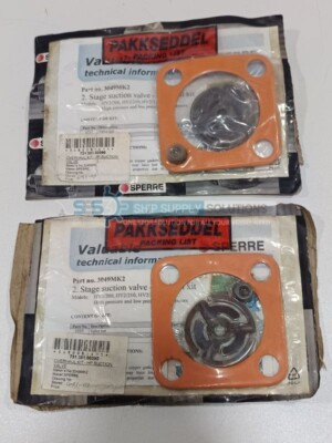 SPERRE 3049MK2 OVERHAUL KIT-HP SUCTION VALVE 3049, (2-SET NEW) (FREE ...