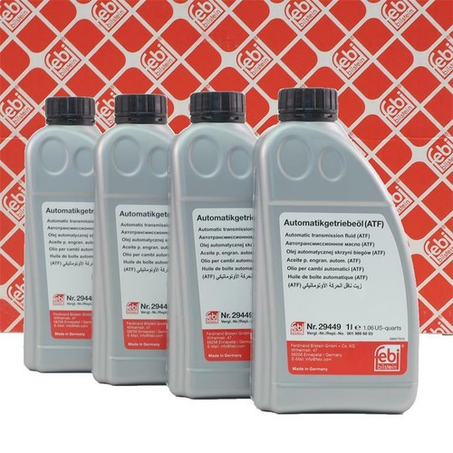 4x Febi Bilstein 29449 Automatikgetriebeöl Getriebeöl rot 1L für ...