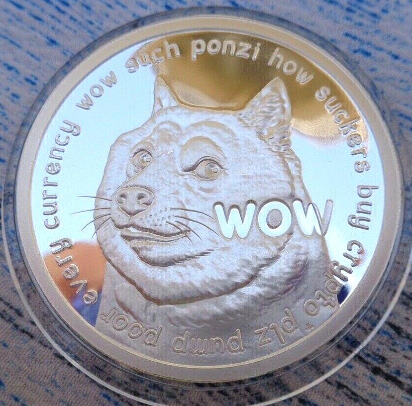 1 oz. 2021 DogeCoin Silver Shield Mini-Mintage Proof .999 fine silver ...