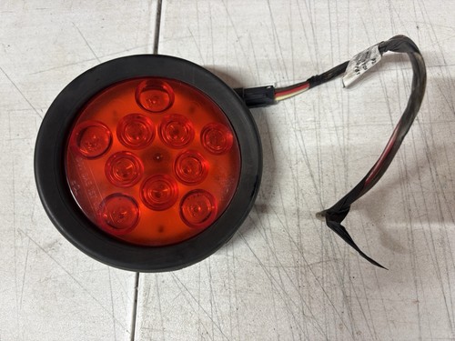 5” diameter With Gasket Weldon Red LED Stop & Tail 3-Wire W/ Plug 9186 ...