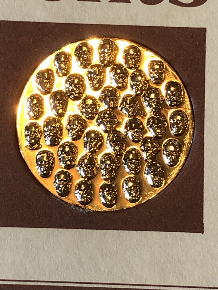 1980 Coin of Busts 38 Presidents Medal 24kt Gold-Plated Token W/COA ...