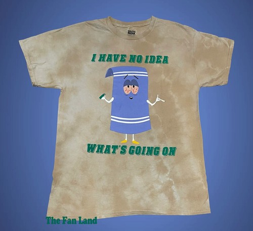New South Park Towelie I Have Know Idea Whats Going On Vintage Mens T ...