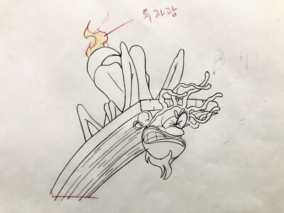 Disney TV Series Timon & Pumbaa Animation Original Production Cel ...