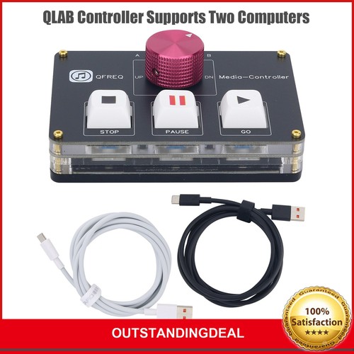 Black QLAB Controller Supports 2 Computers and for QLAB Hirrender P1 ...