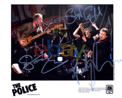 The Police Band Autographed 8x10 Signed Photo reprint | eBay