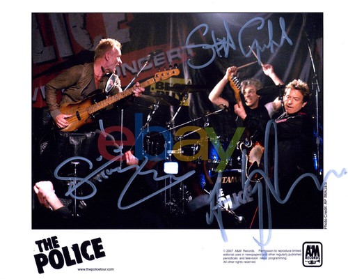 The Police Band Autographed 8x10 Signed Photo reprint | eBay
