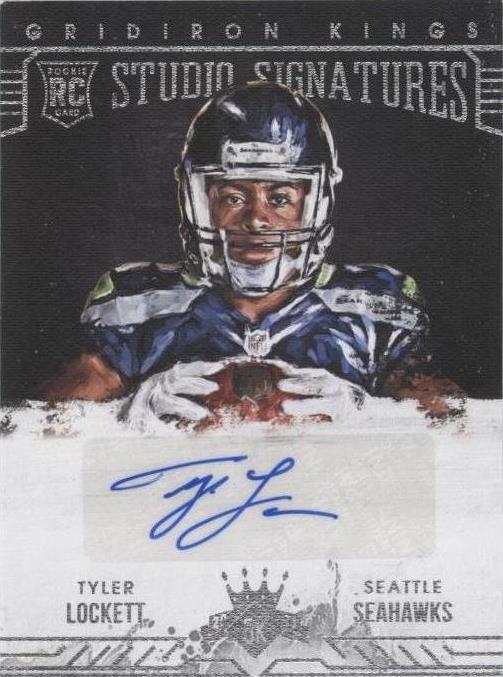 2015 Panini Gridiron Kings - Rookie Studio Signatures Tyler Lockett # ...