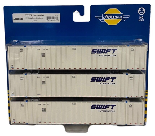 HO Scale Athearn 40122 SWIFT 53' Stoughton Containers Set #1 (3) pcs ...