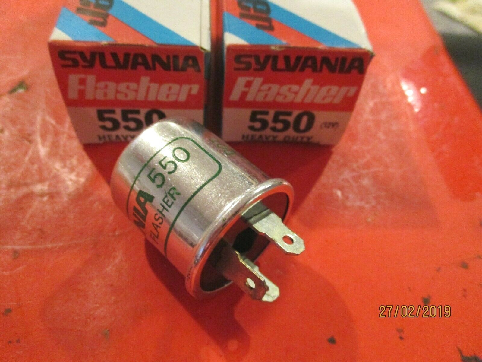 550--SYLVANIA -LOT OF 2- FLASHER--MADE IN USA--NEW HEAVY DUTY 12 VOLT 1 ...