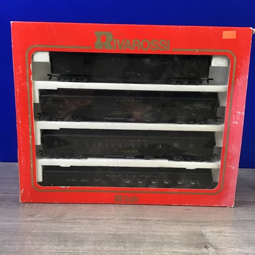 HO Scale ATSF SANTA FE 1920s Passenger & Interiors 4-Car, Set A ...